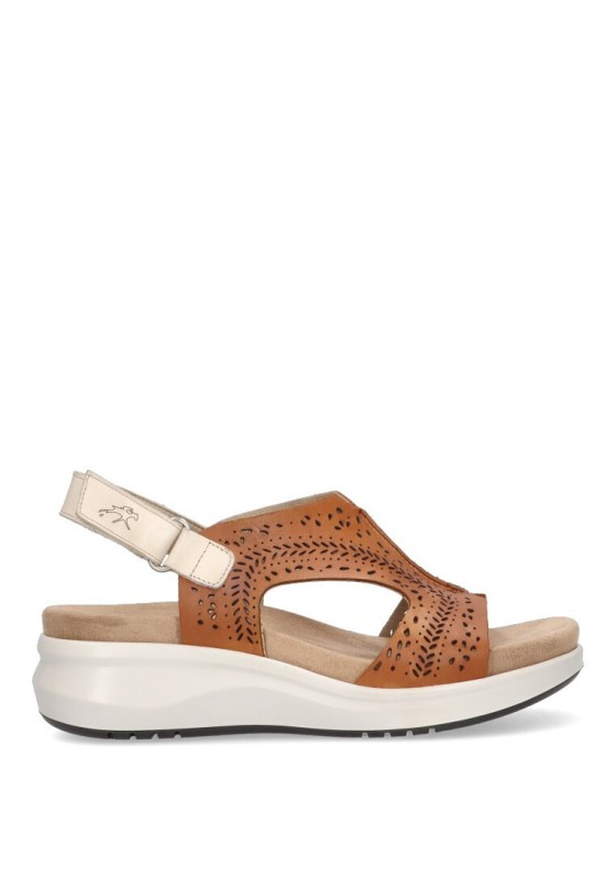 Sandalia de mujer f1481 cuero FLUCHOS | Luna Calzados
