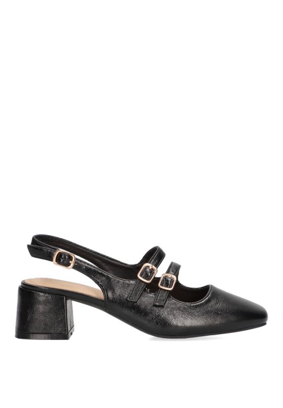 Salon de mujer hf-30871 negro BUONAROTTI | Luna Calzados