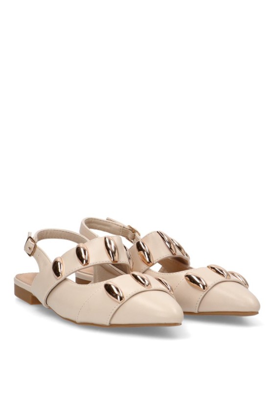 BAILARINA DESTALONADA J2971, BELLAMICA, MUJER, BEIGE